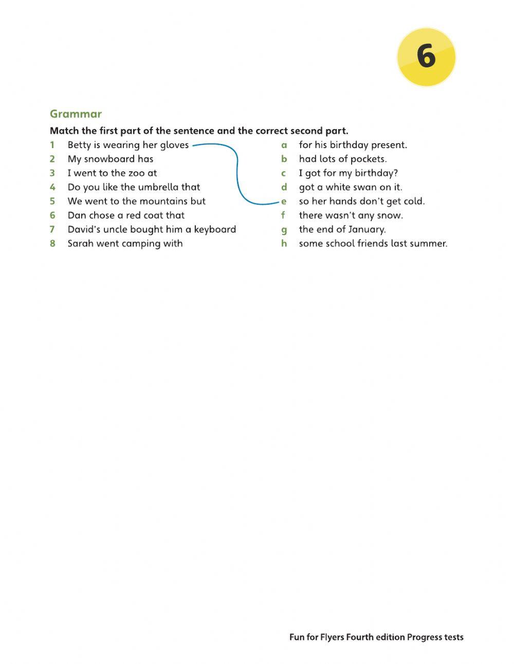 fun-for-flyers-… | Free Interactive Worksheets | 6258859