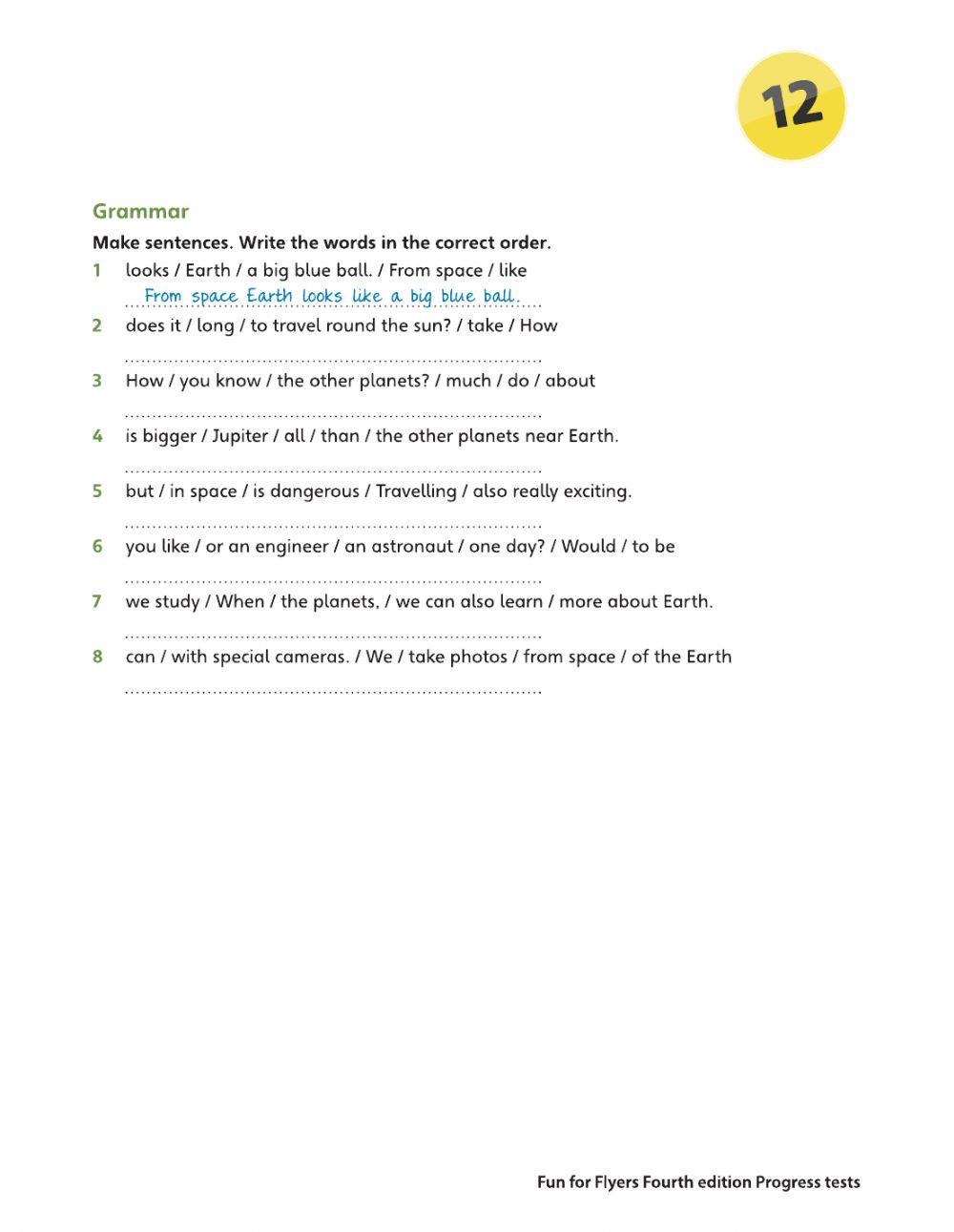 fun-for-flyers-… | Free Interactive Worksheets | 6258859