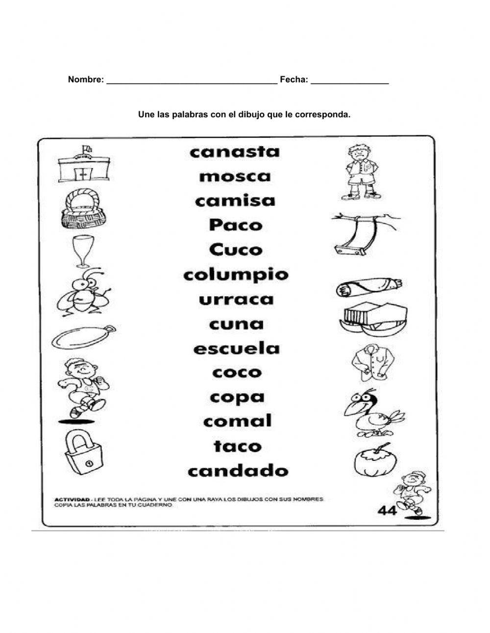 528649 | Palabras con C | Belinda Ávila García