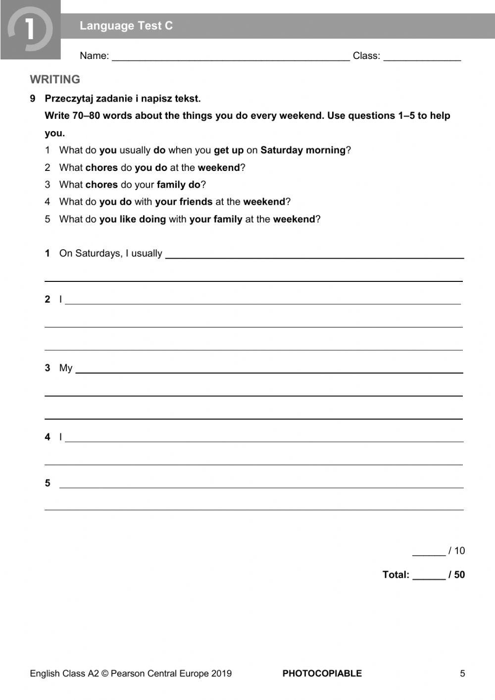 English Class A2 Unit 1 4459776 | KK2020 | Live