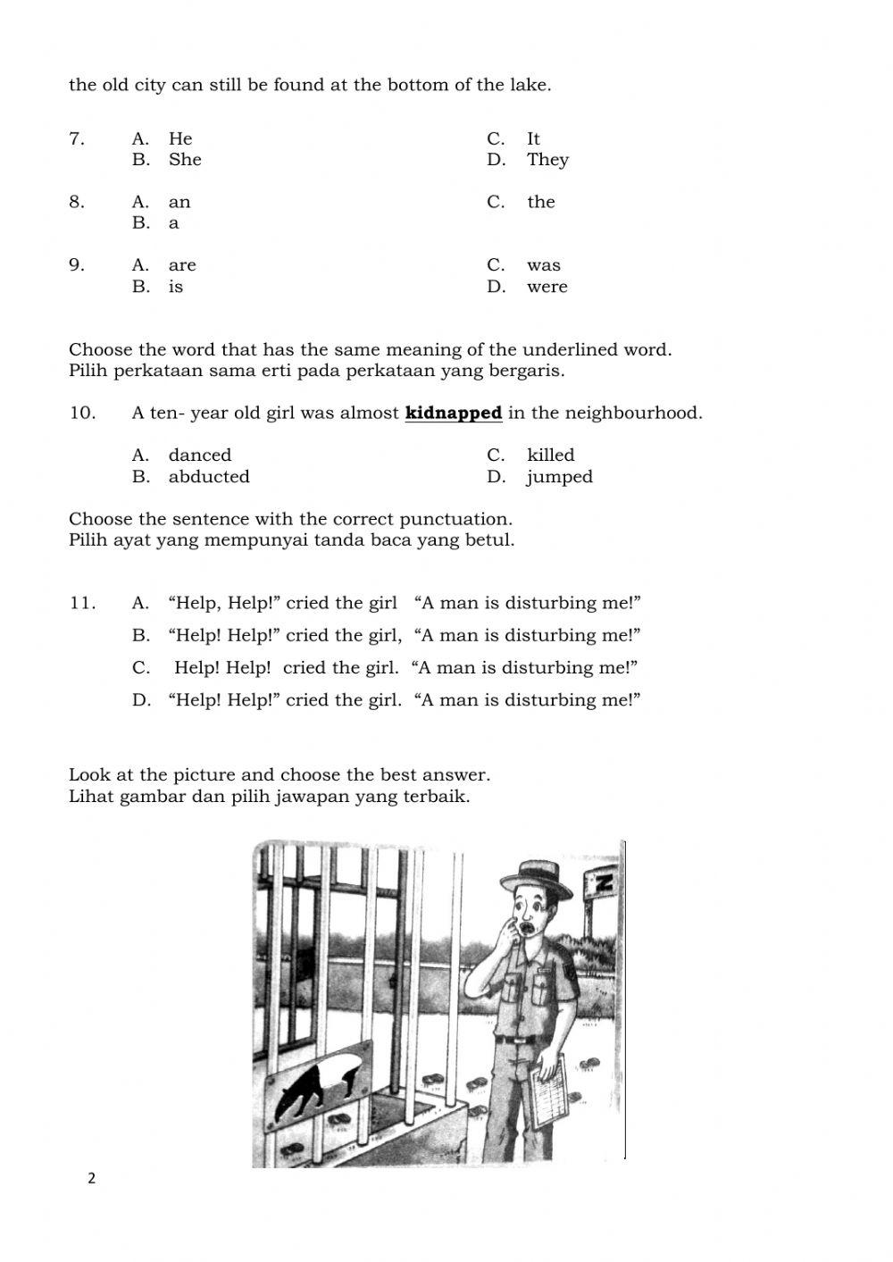Paper 1 worksheet | Live Worksheets