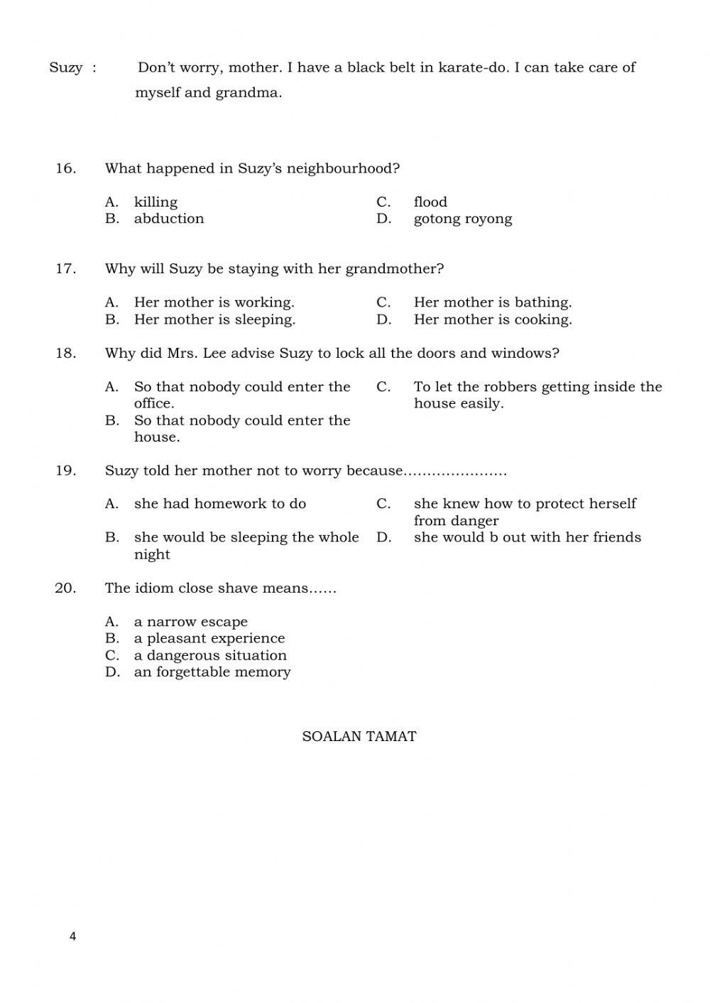 Paper 1 worksheet | Live Worksheets