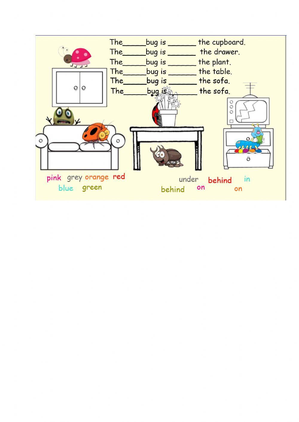Prepositions Chit Chat 2 online exercise for Grade 4 | Live Worksheets