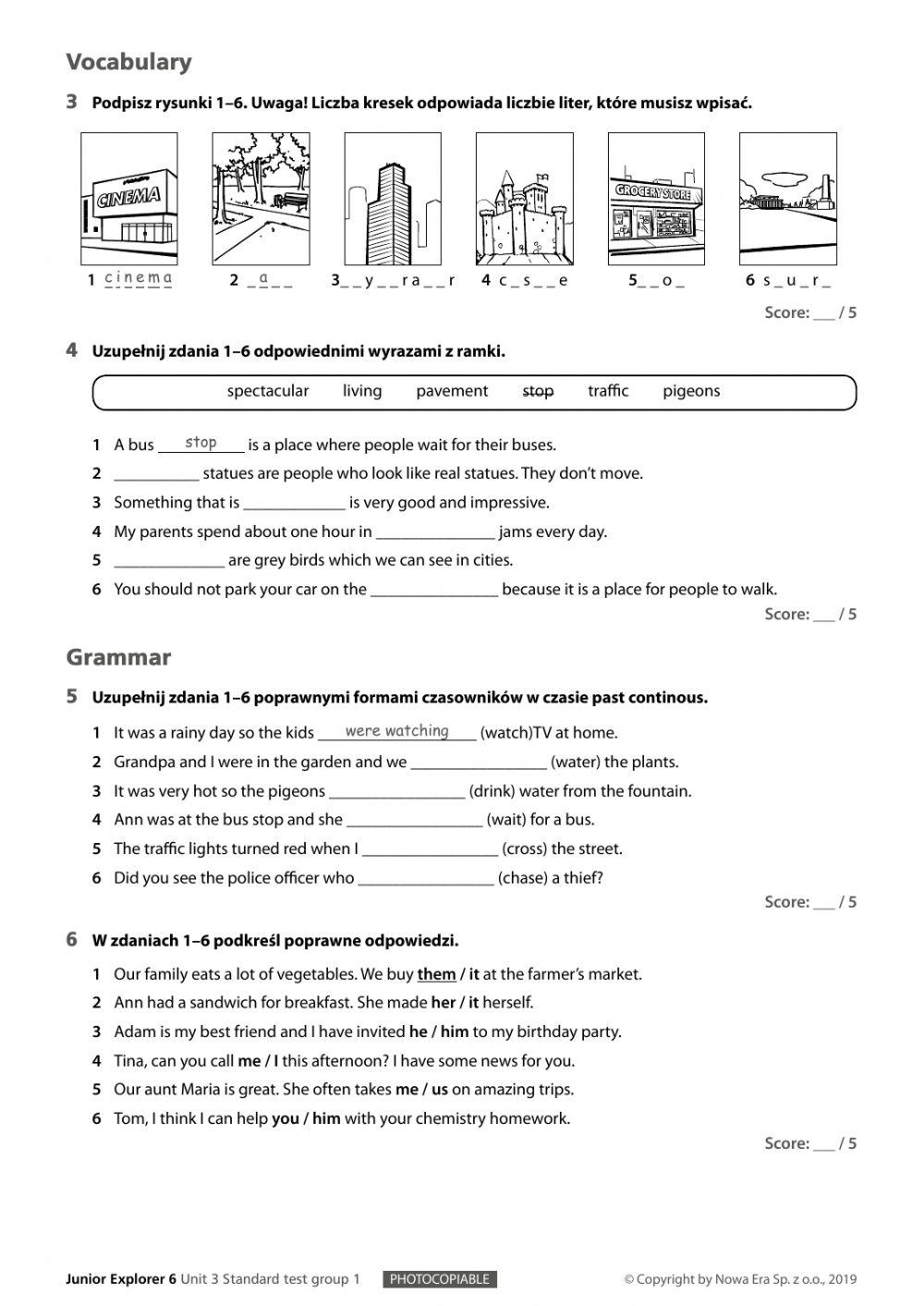 Junior Explorer… | Free Interactive Worksheets | 4460587
