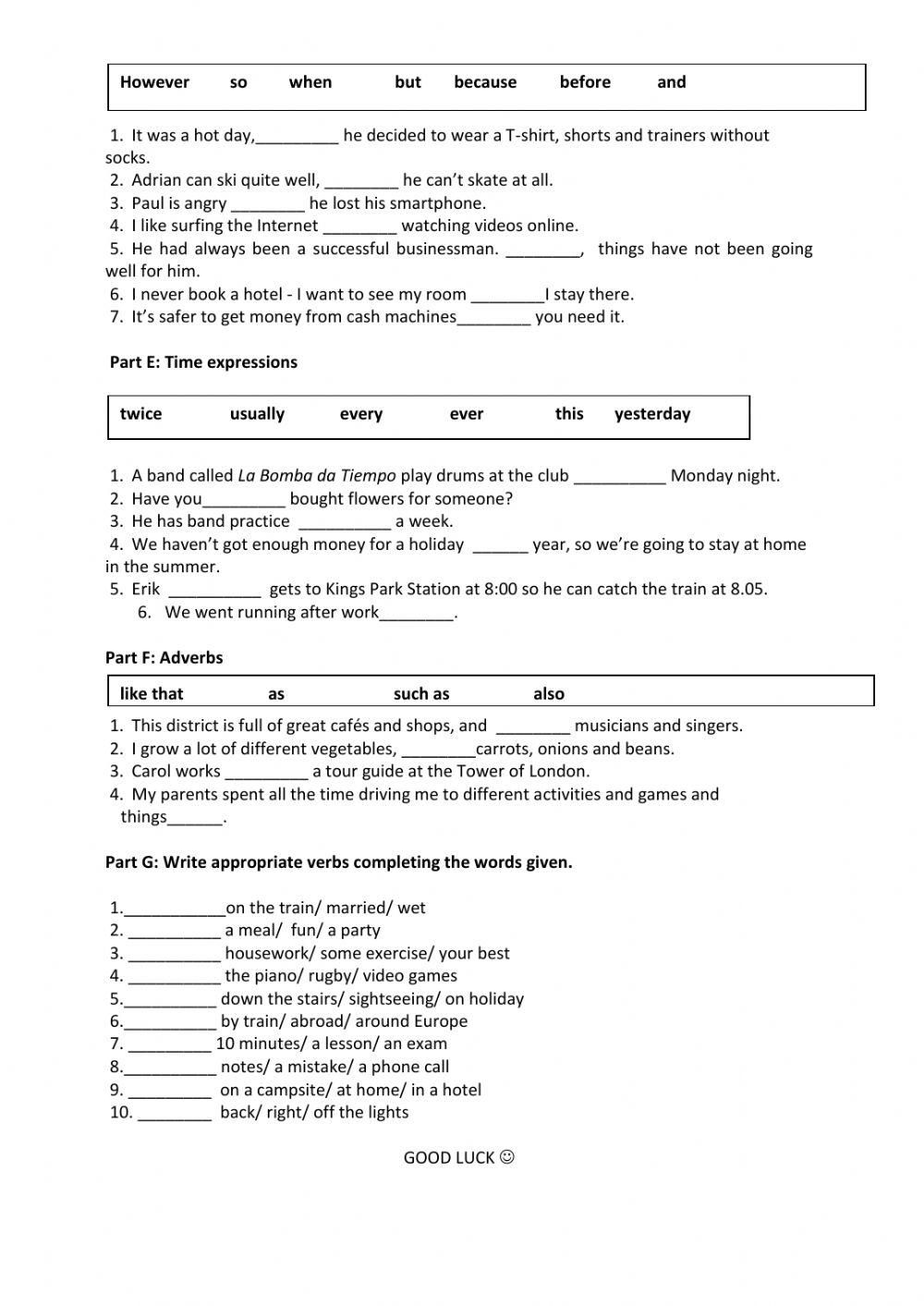 Empower A2 Vocabulary Test 6262186 | ashk