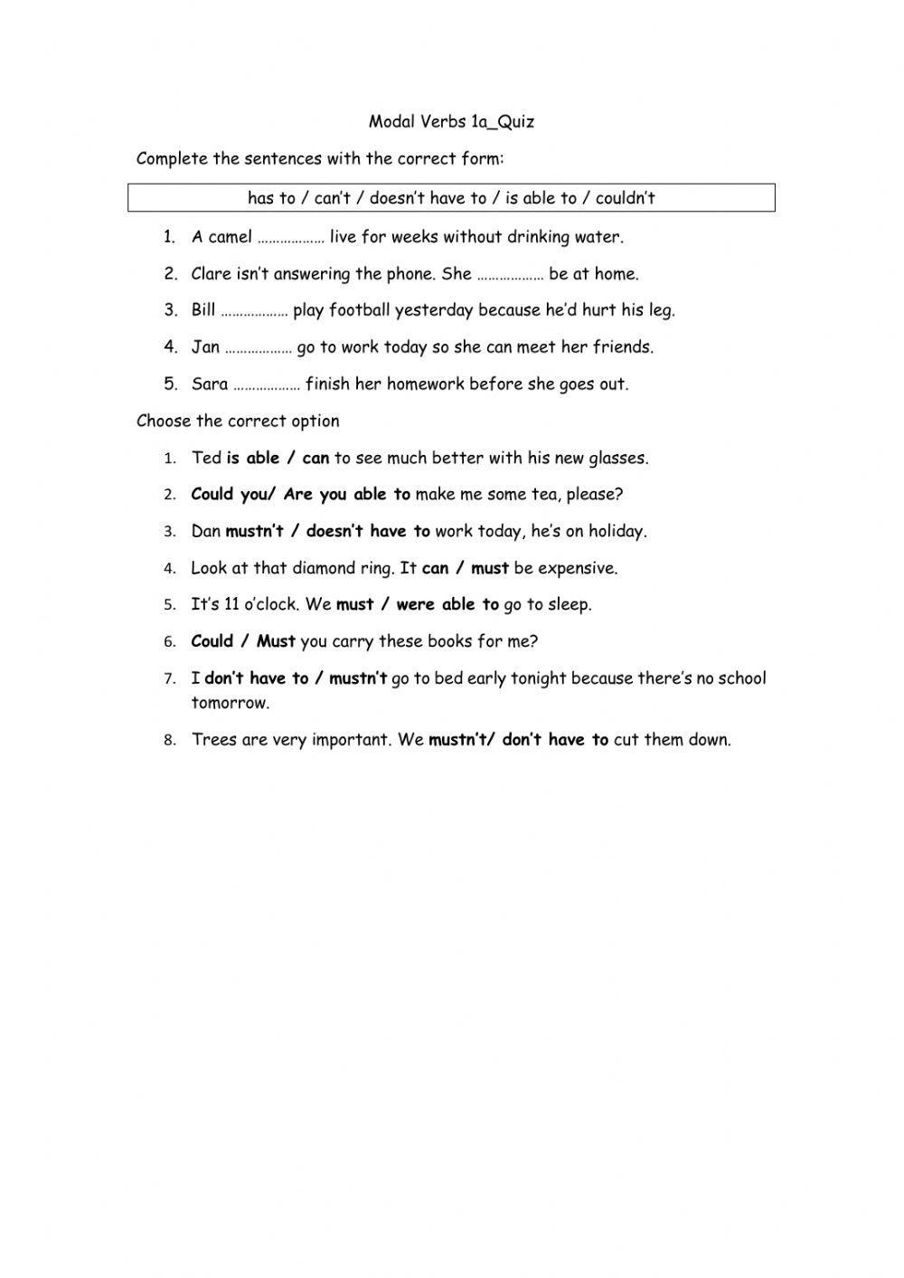 Modal-Verbs 1 530684 | ieltheron | Live Worksheets
