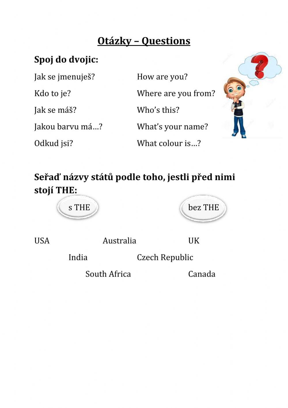 Questions online activity for Grade 3 | Live Worksheets