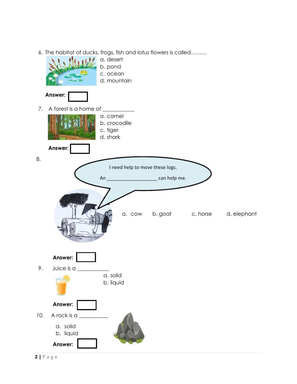 Science Review … | Free Interactive Worksheets | 531524