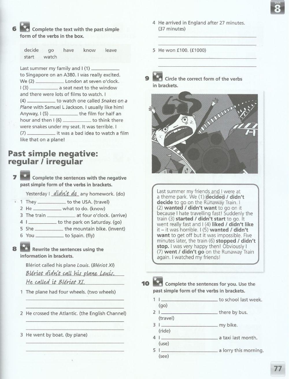 Past Simple Second Grade worksheet | Live Worksheets