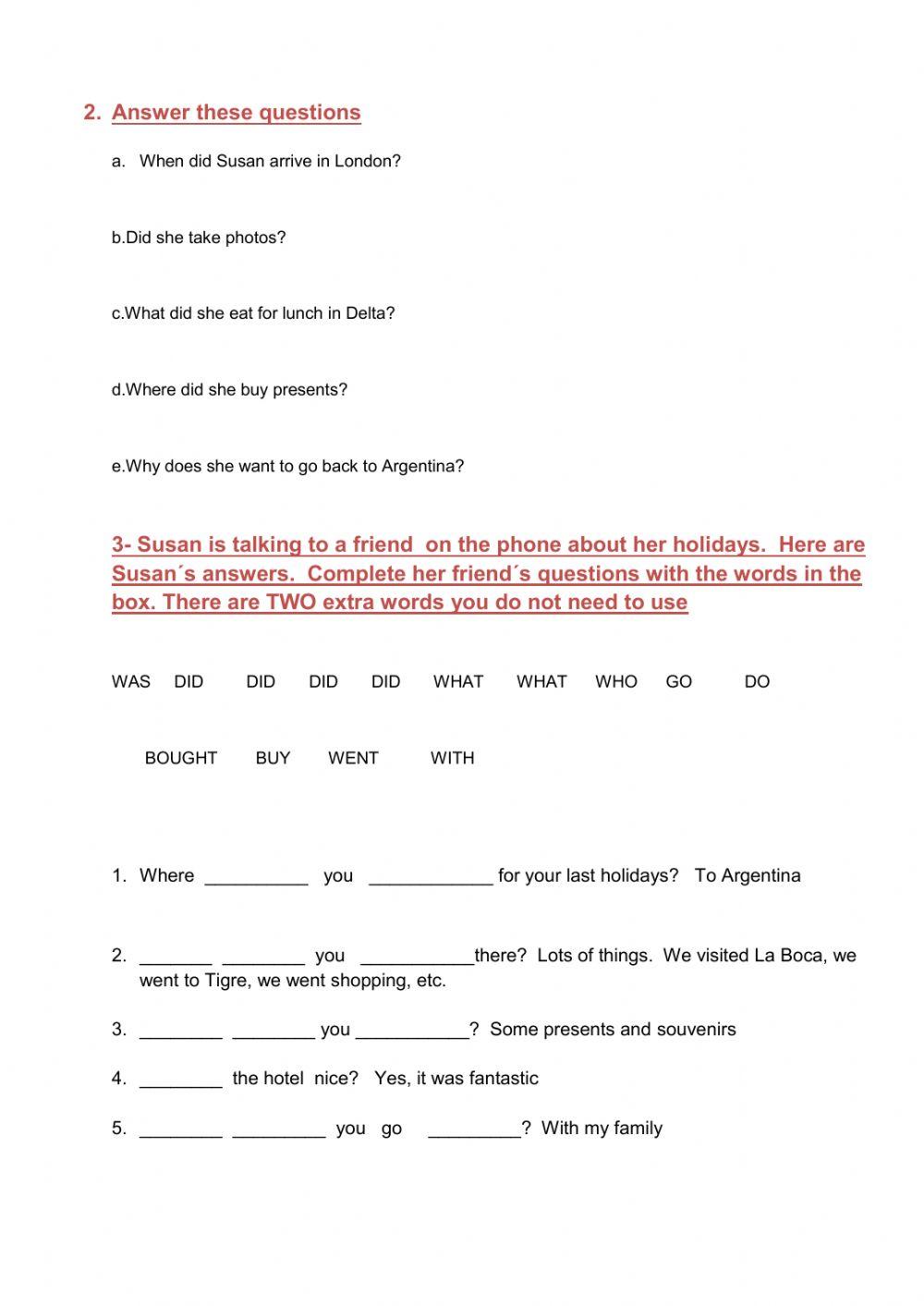 4th Children Test worksheet | Live Worksheets