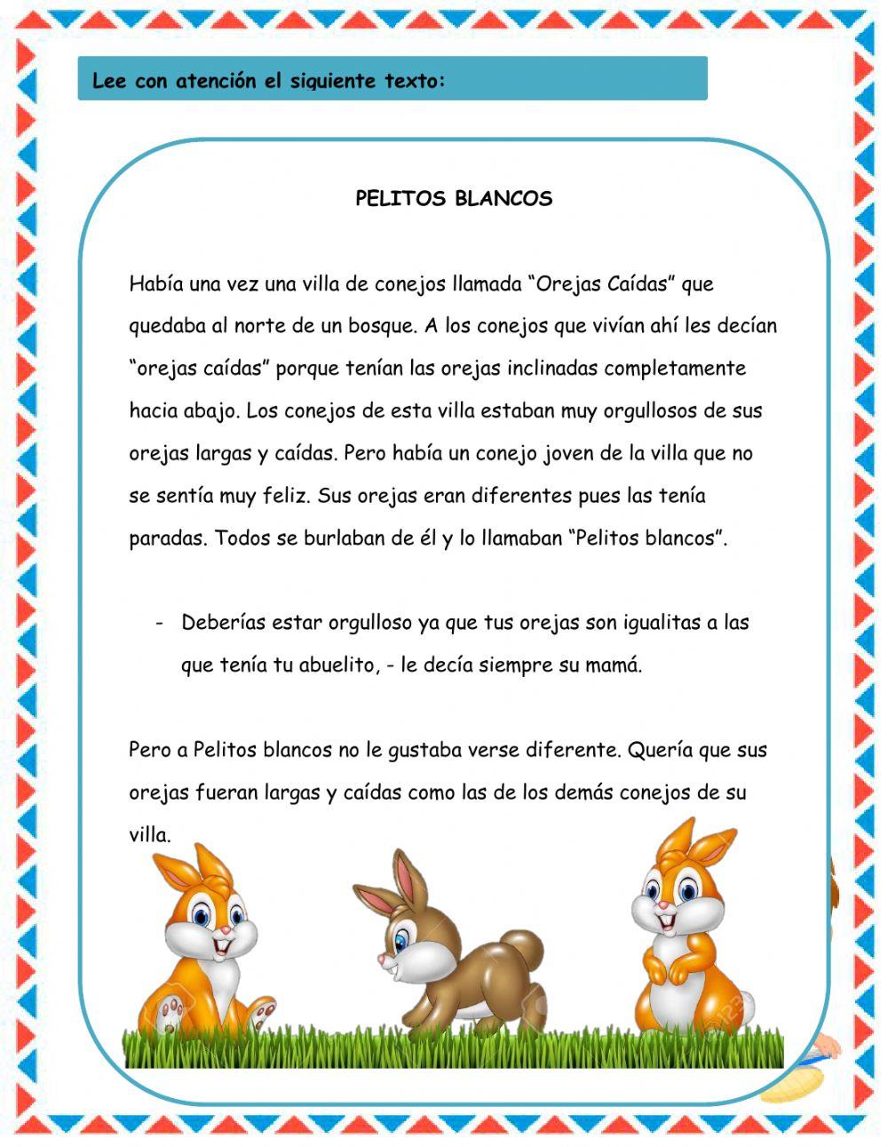 Leyendo mi contexto worksheet | Live Worksheets