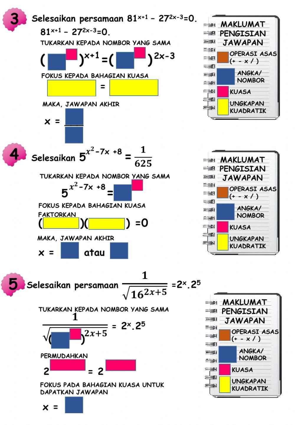 536672 | Ulangkaji bab indeks,surd dan logaritma | NALIZA