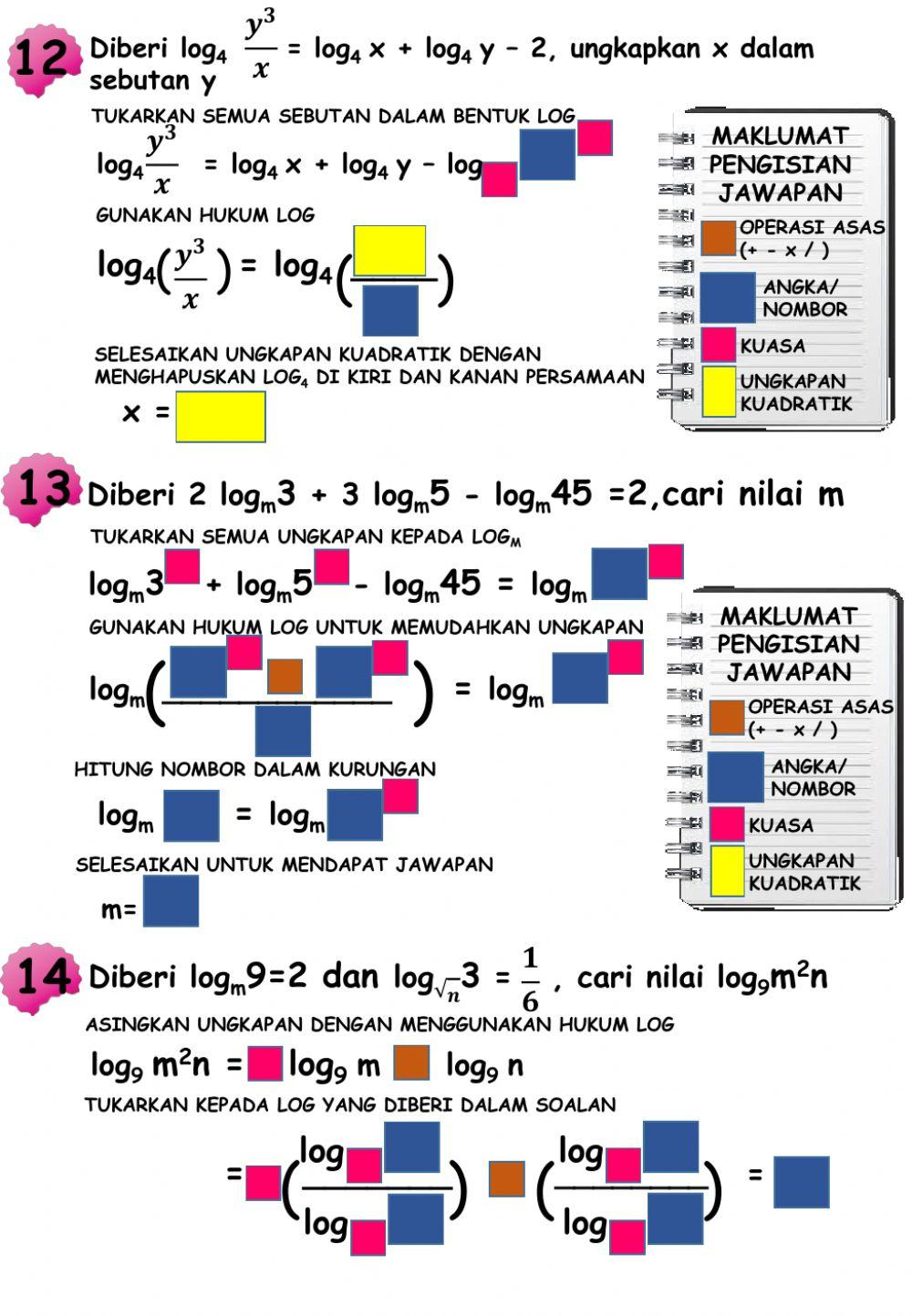 536672 | Ulangkaji bab indeks,surd dan logaritma | NALIZA