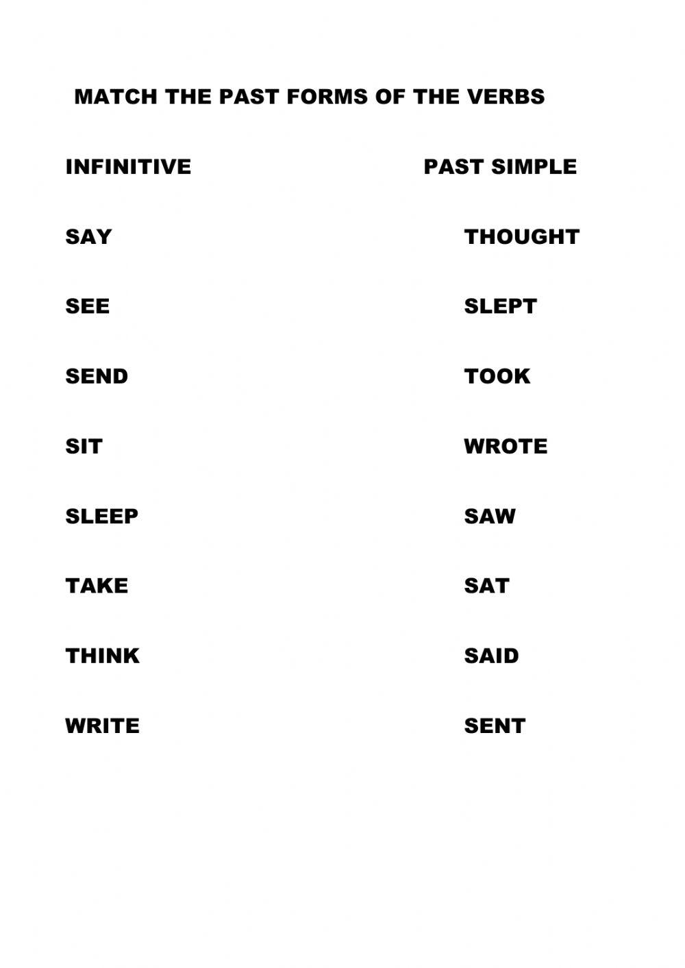 Mrs_Moni | Simple past - irregular verbs 537589