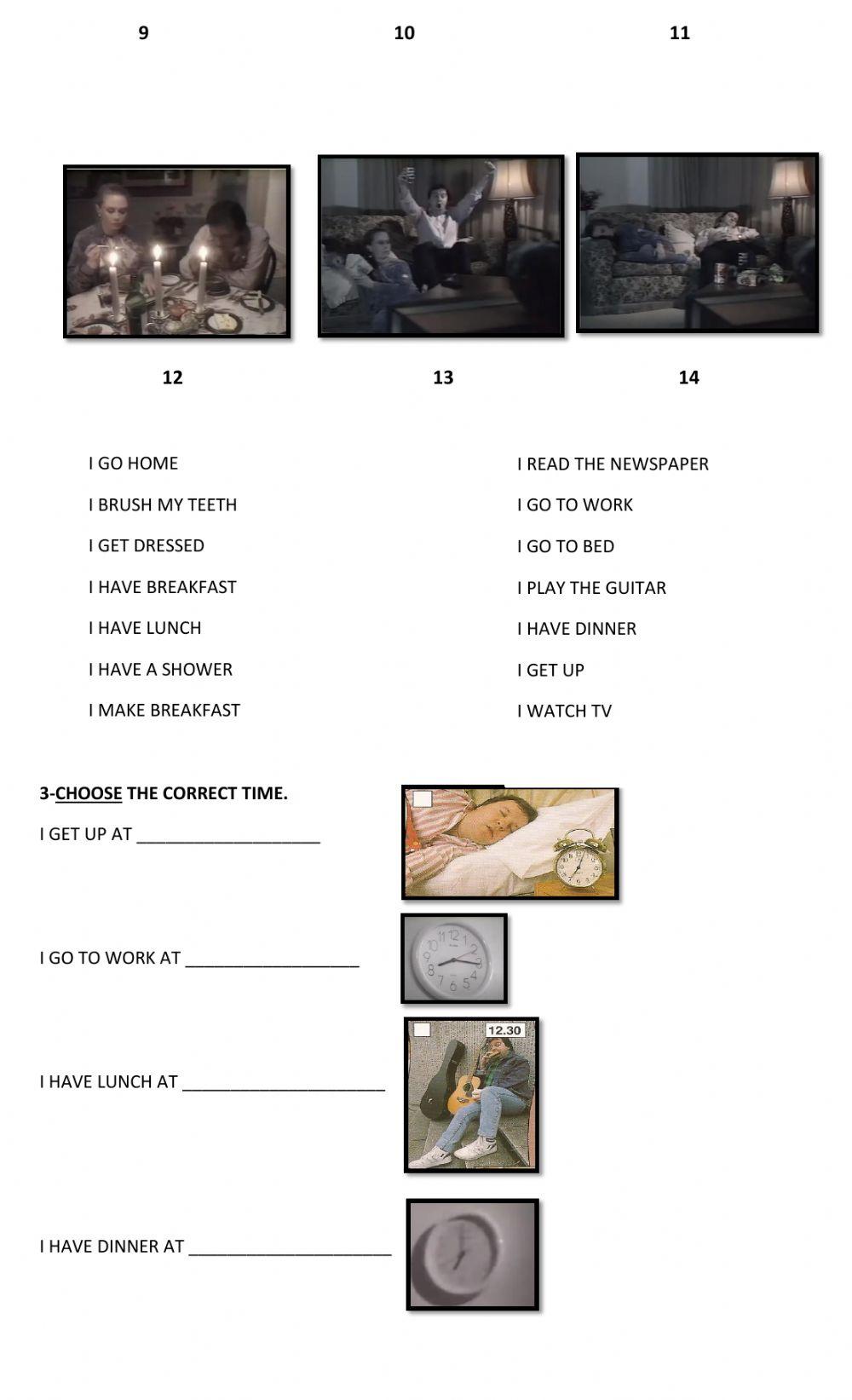 My Day 2 worksheet | Live Worksheets