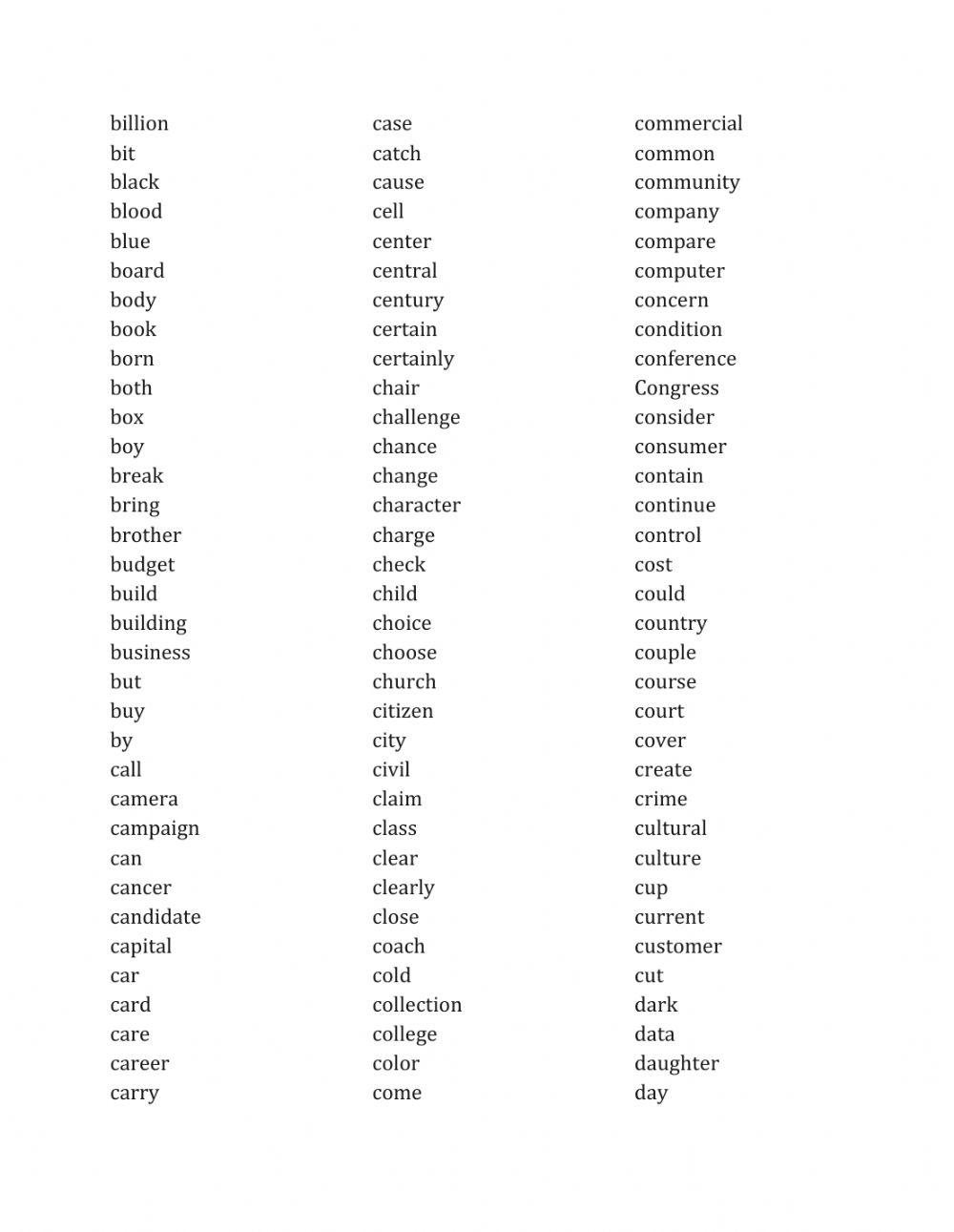 MOST COmmon Words Worksheet Live Worksheets most-common-words-worksheet-live-worksheets