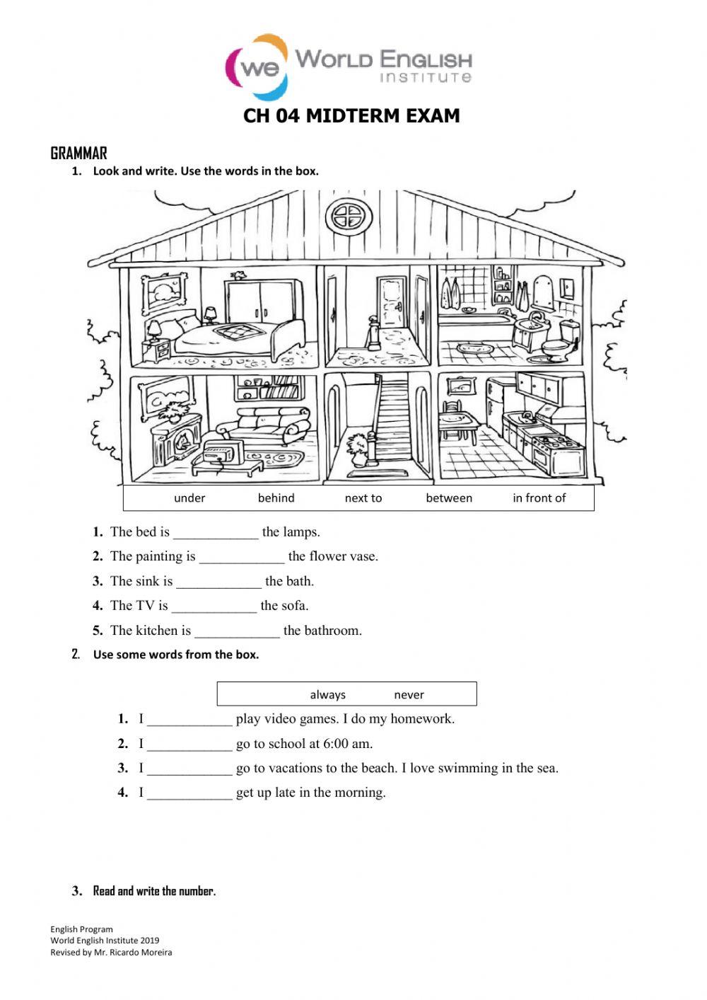 MIDTERM EXAM CH… | Free Interactive Worksheets | 6270452