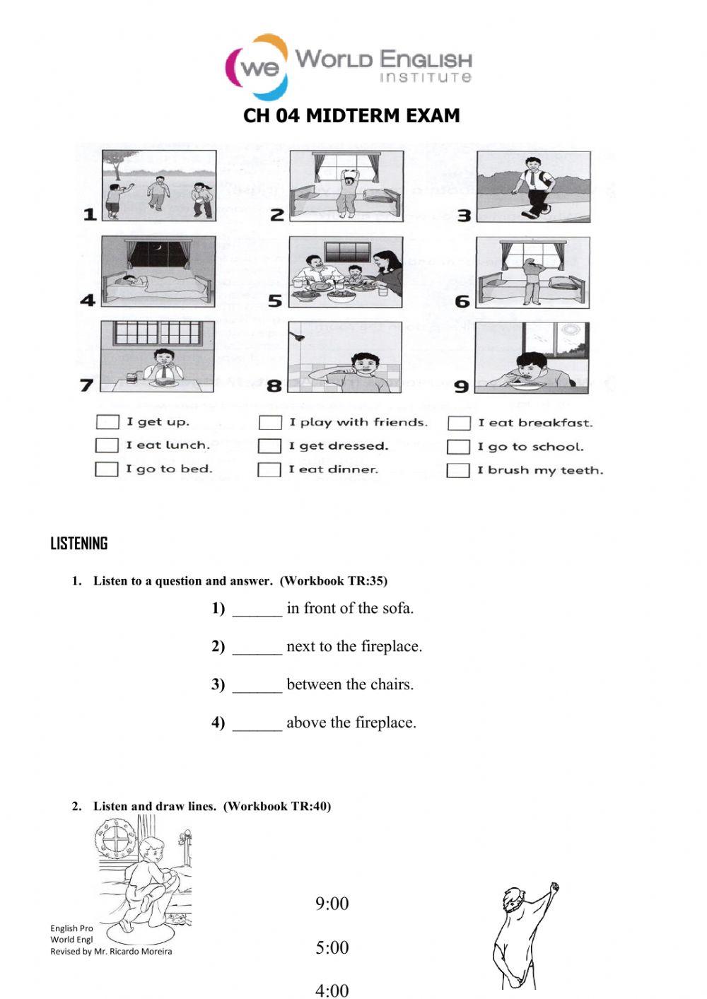 MIDTERM EXAM CH… | Free Interactive Worksheets | 6270452