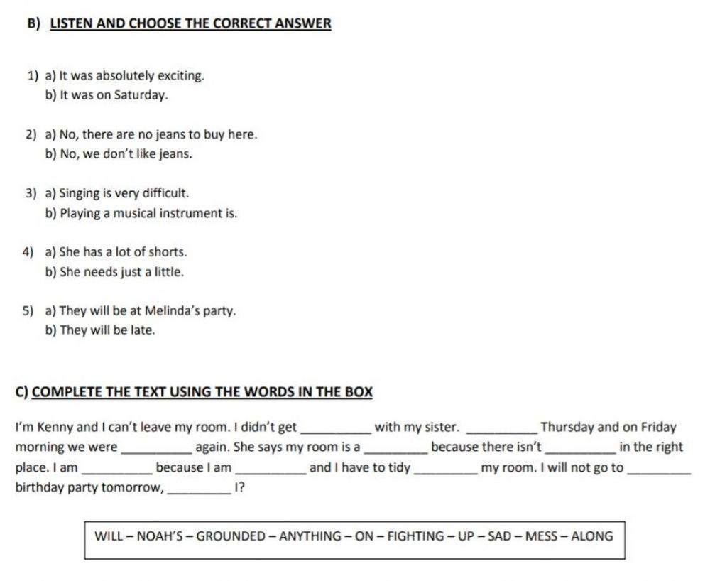 Complete worksheet for ts4dic2016 | Live Worksheets