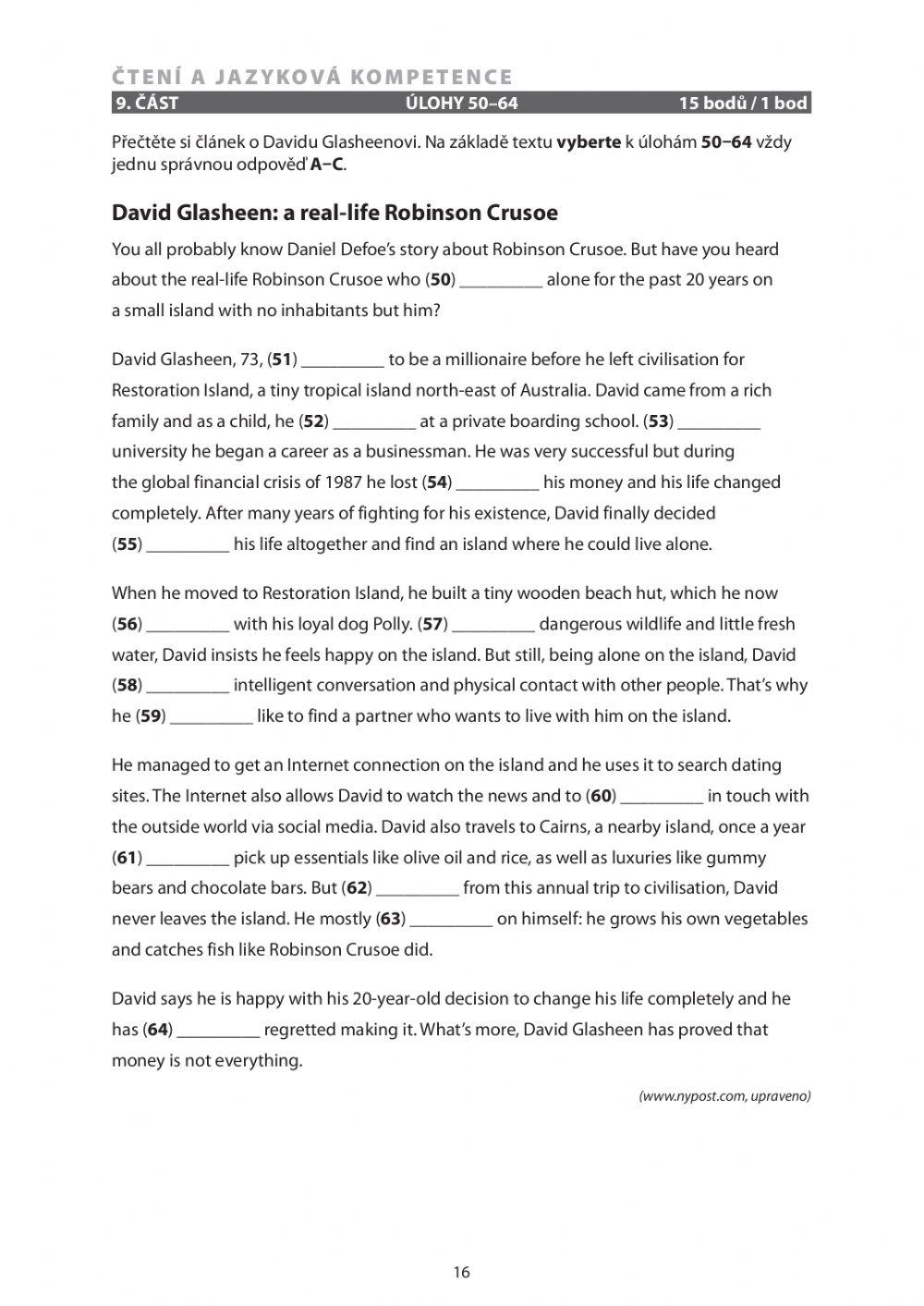 did-test-podzim-18-2 online exercise for | Live Worksheets