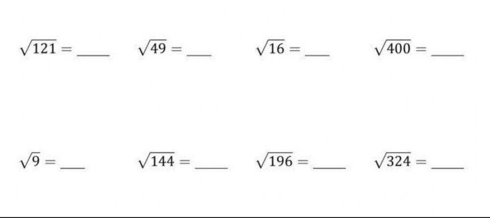 Raiz cuadrada worksheet for 6ºA | Live Worksheets