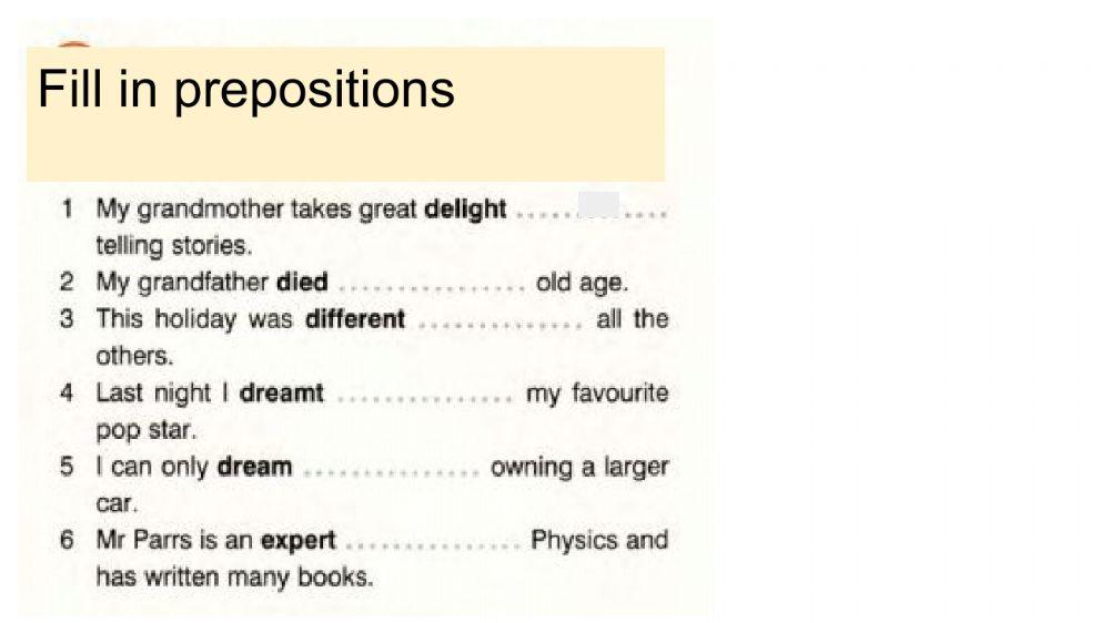 Prepositions-2 worksheet | Live Worksheets