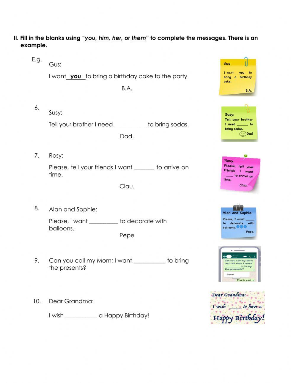3 grade Questionnaire worksheet | Live Worksheets