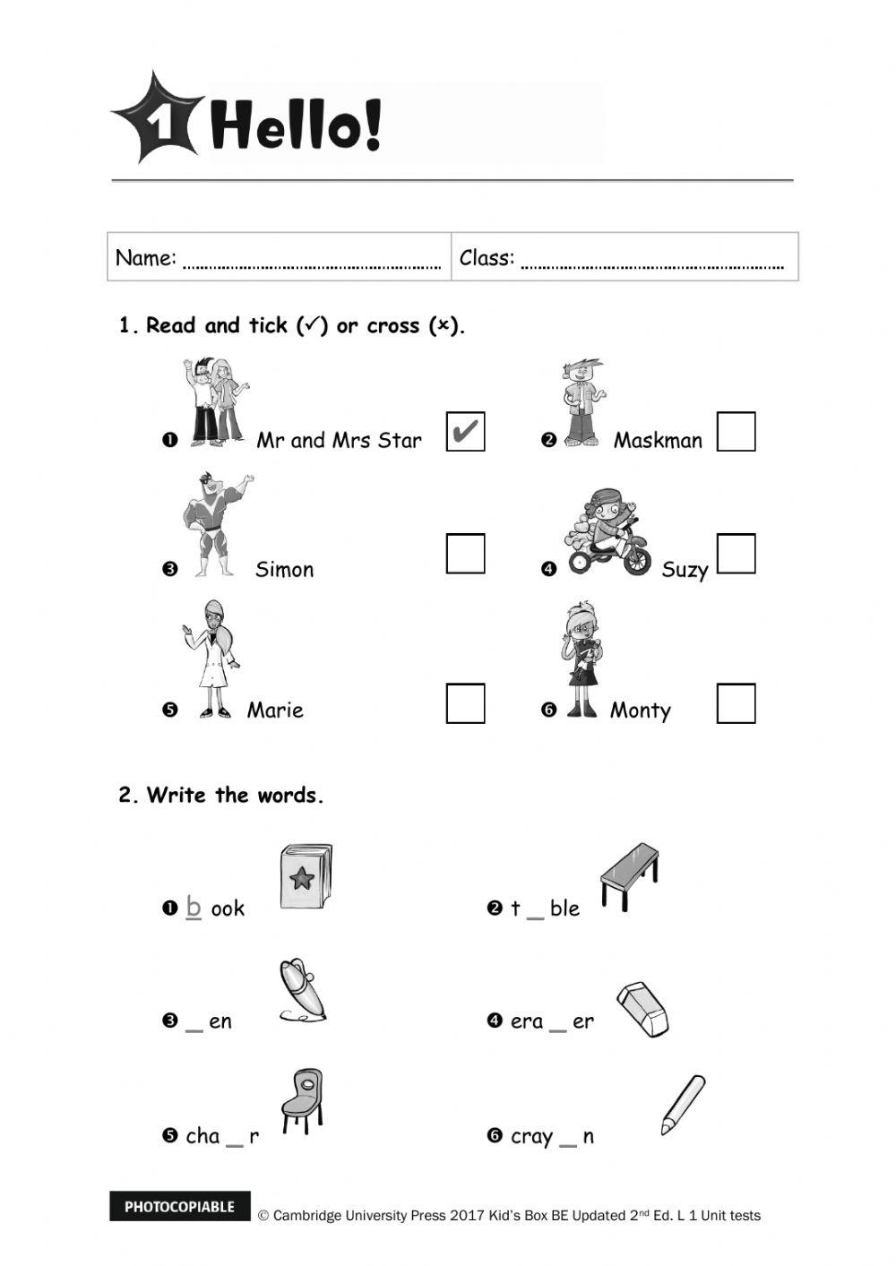 6274642 | Kids Box 1 - Test Units 1-4 | a_karsnicka
