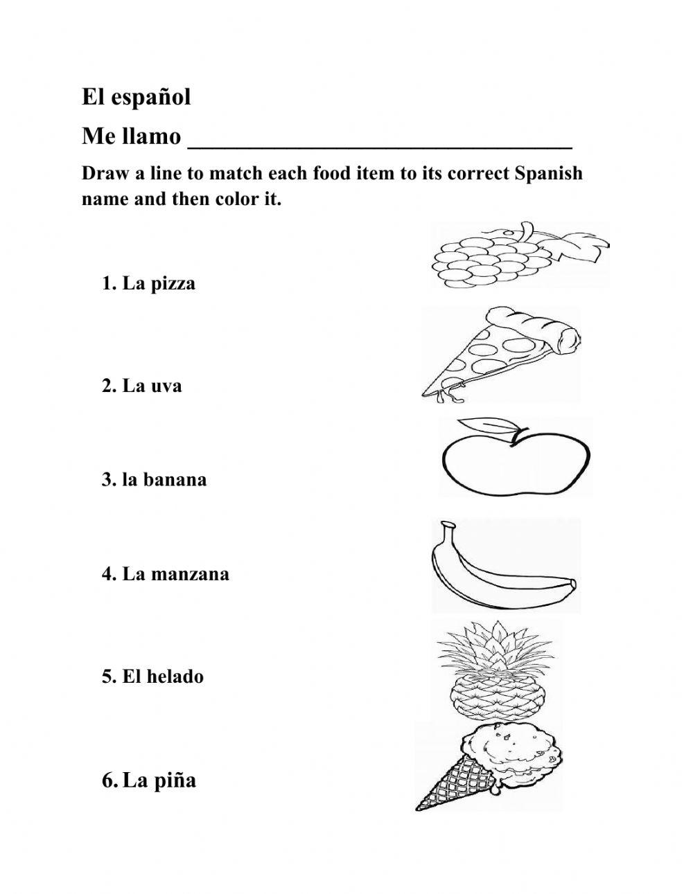 543775 | La comida | Jahmica | LiveWorksheets