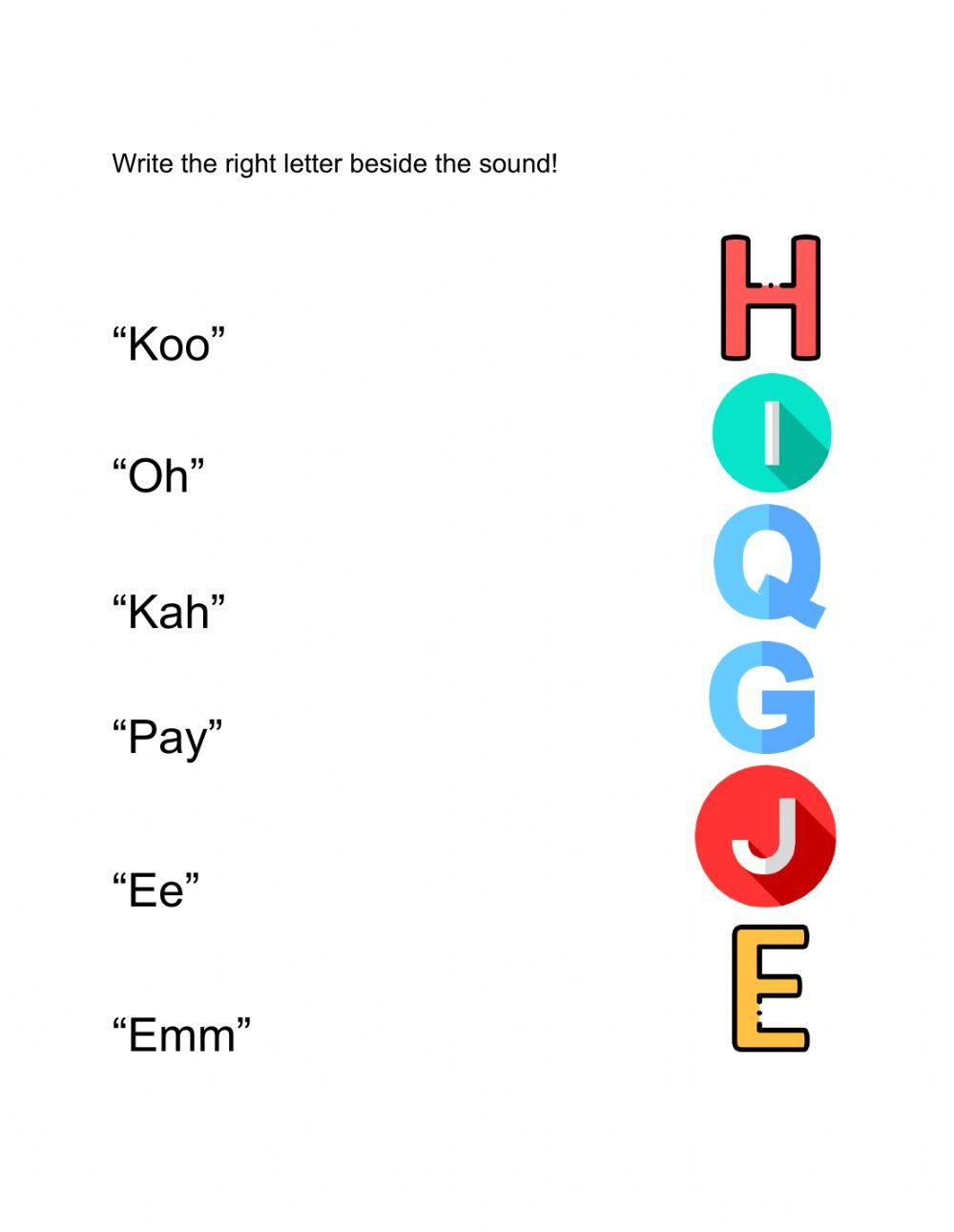 PQRS online exercise for | Live Worksheets