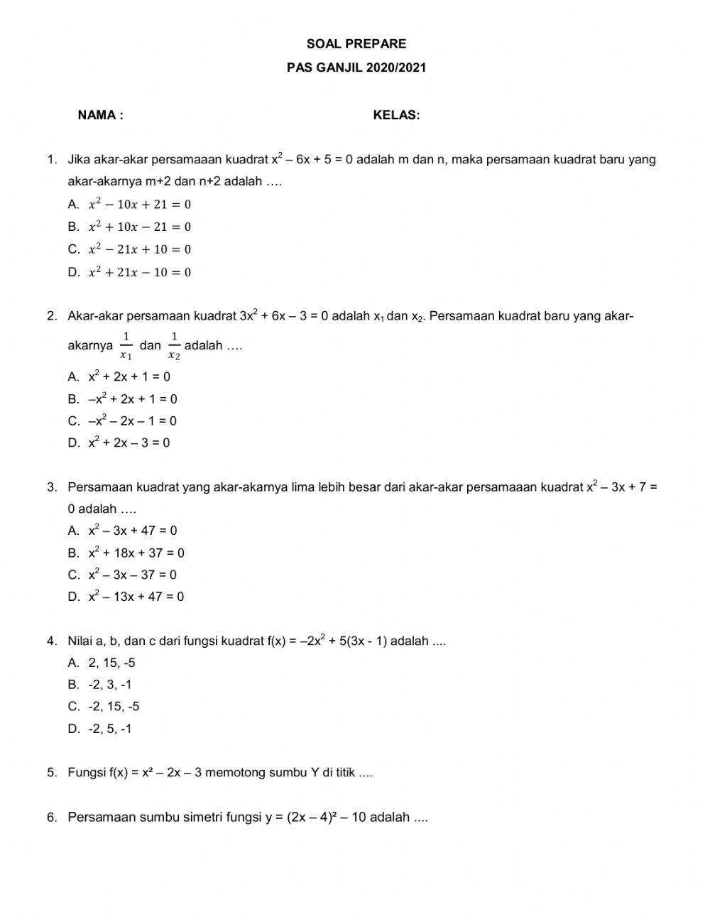 9 Grade Sem 1 worksheet | Live Worksheets
