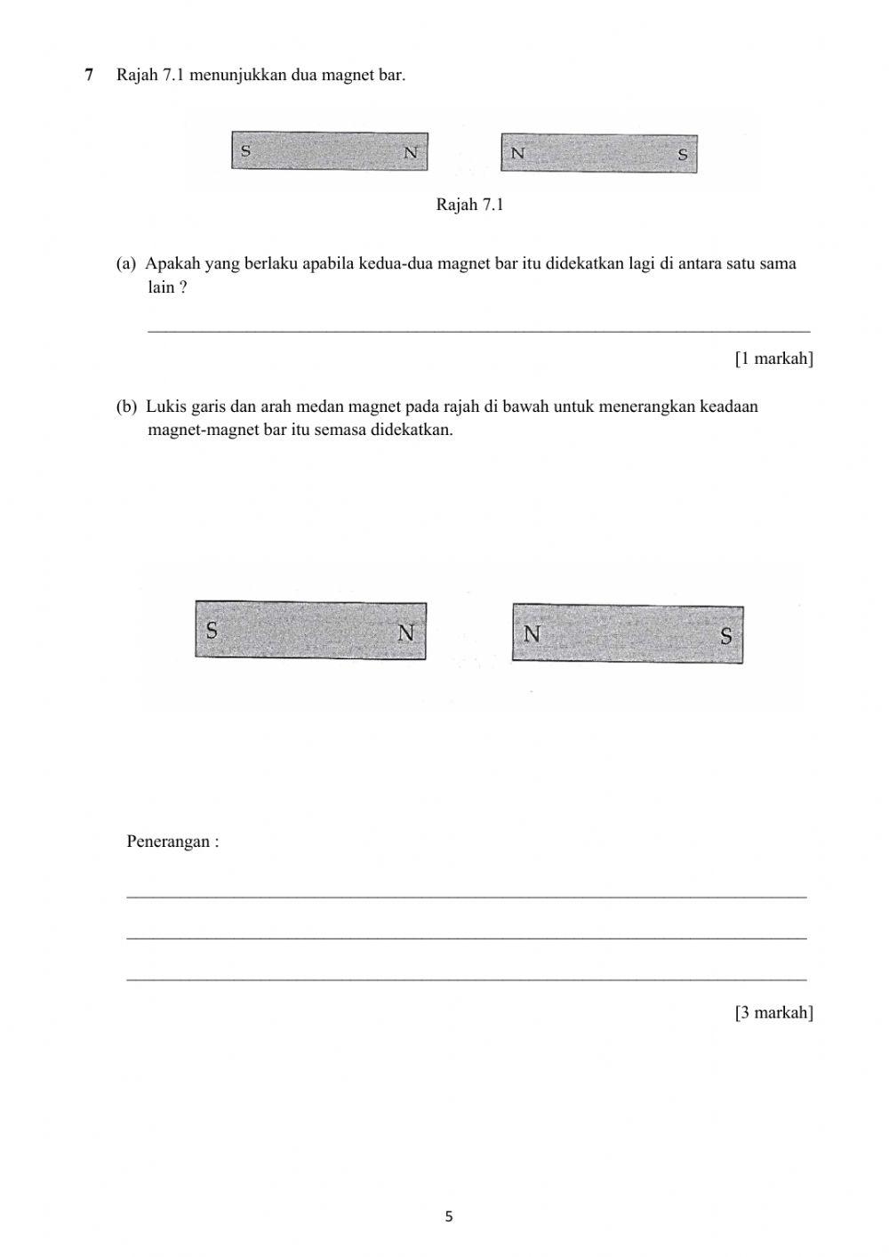SOALAN PEPERIKS… | Free Interactive Worksheets | 4482278