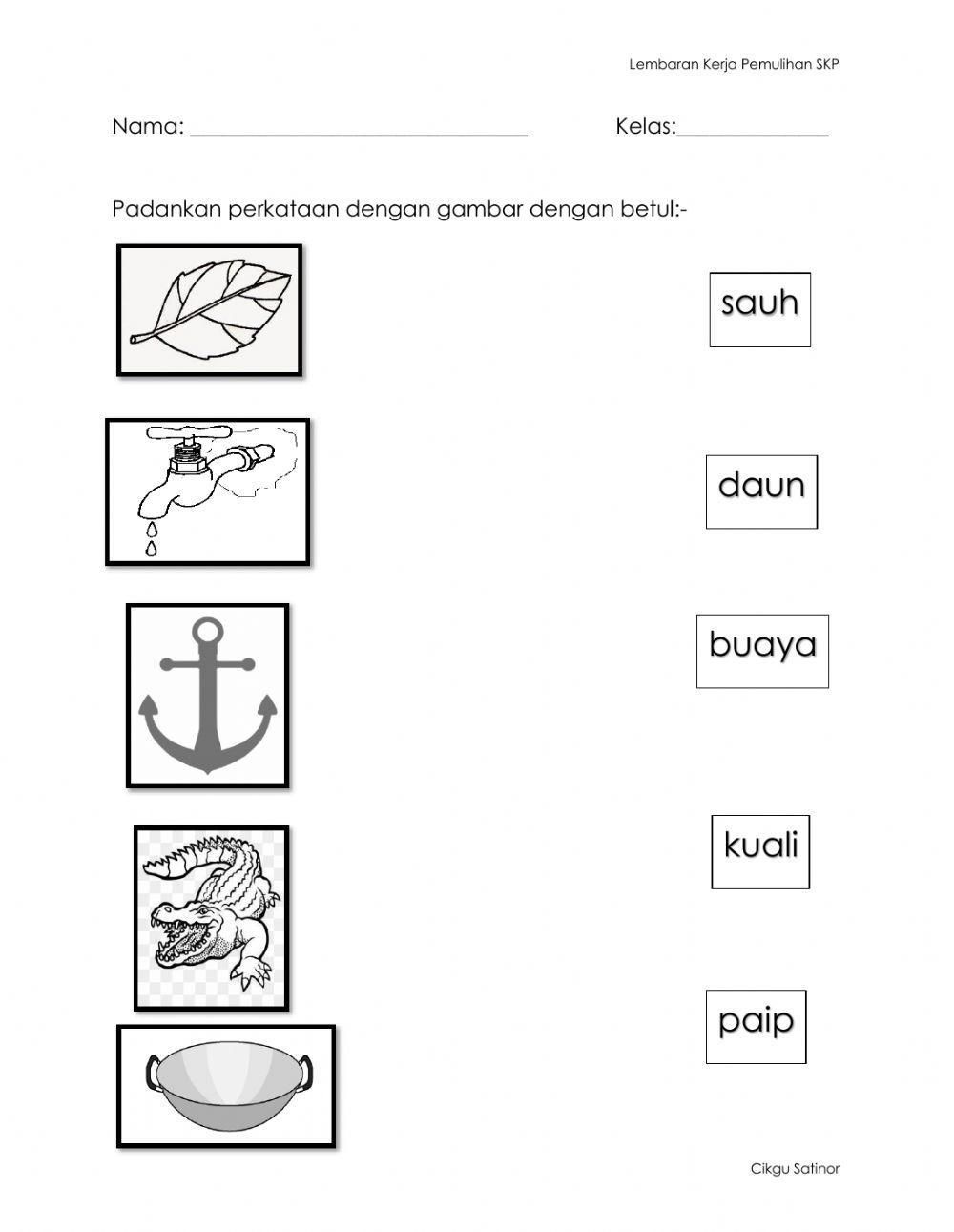 Vokal Beganding worksheet | Live Worksheets