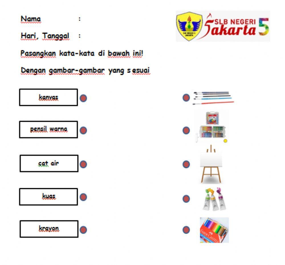 Gemar Menggambar activity | Live Worksheets