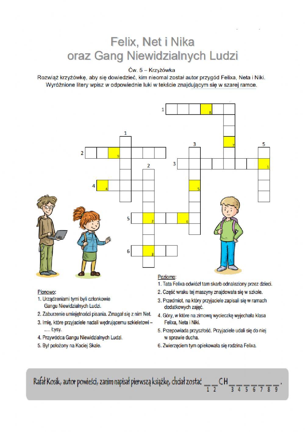 Felix, net i ni… | Free Interactive Worksheets | 548343