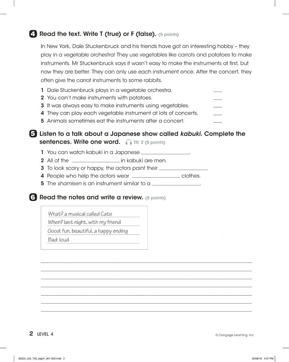 Look 4 Unit 2 | Free Interactive Worksheets | 4487104