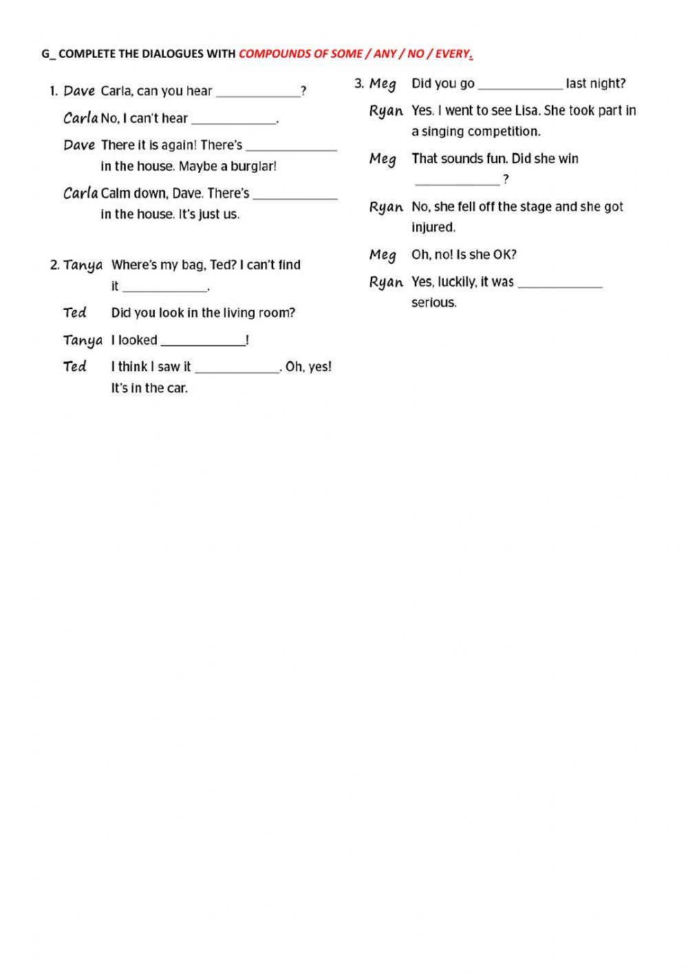 Elementary 5 exam worksheet | Live Worksheets