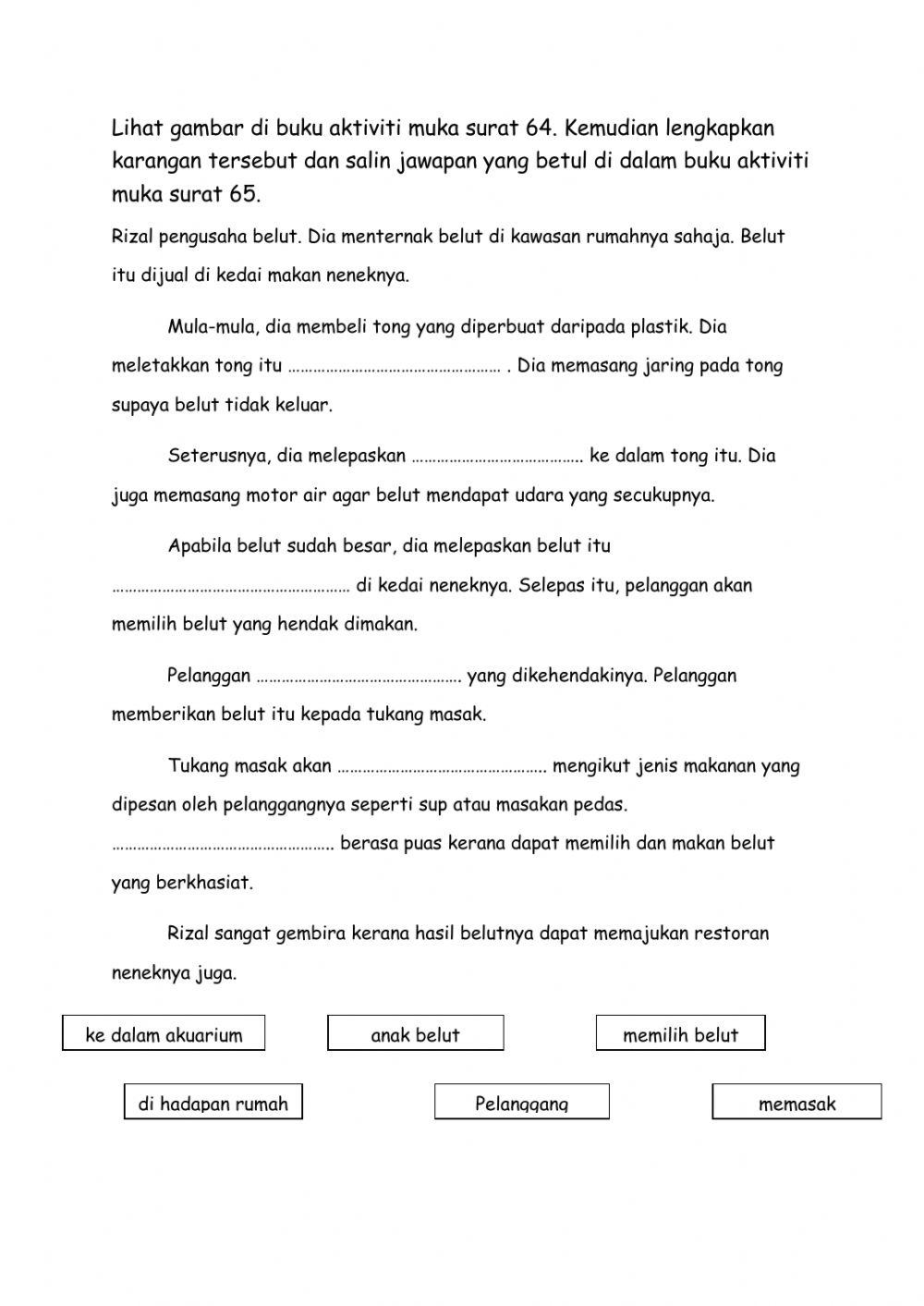 Pertanian dan penternakan tahun 2 worksheet | Live Worksheets