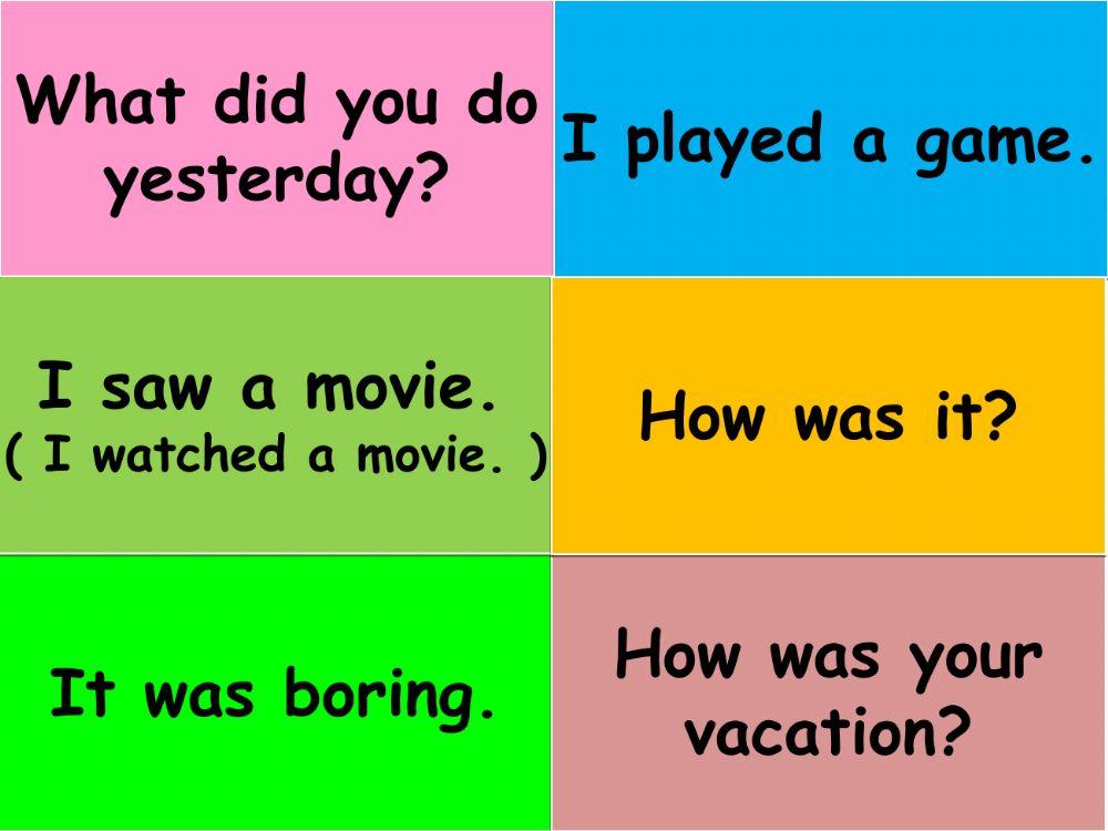 G5 Lesson 7,8,9 listen and speak key sentences worksheet | Live Worksheets