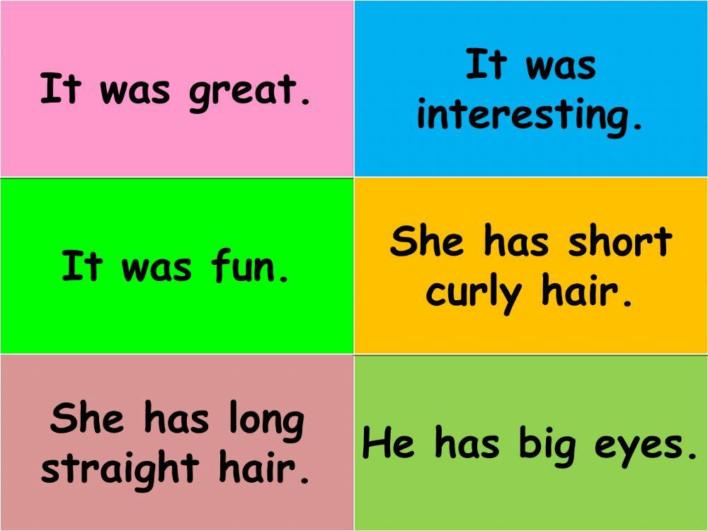 G5 Lesson 7,8,9 listen and speak key sentences worksheet | Live Worksheets