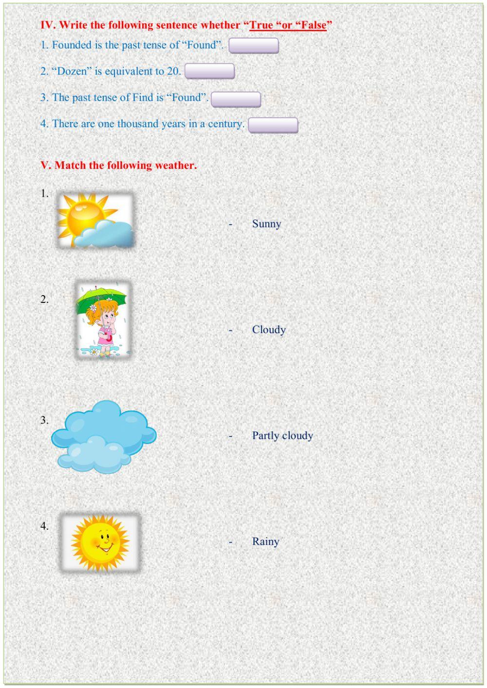 III Std English worksheet | Live Worksheets