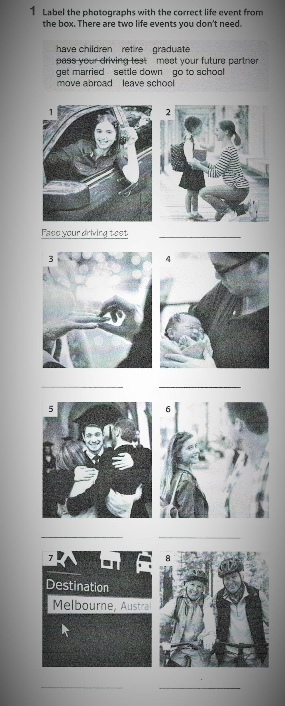 Life events online exercise for | Live Worksheets