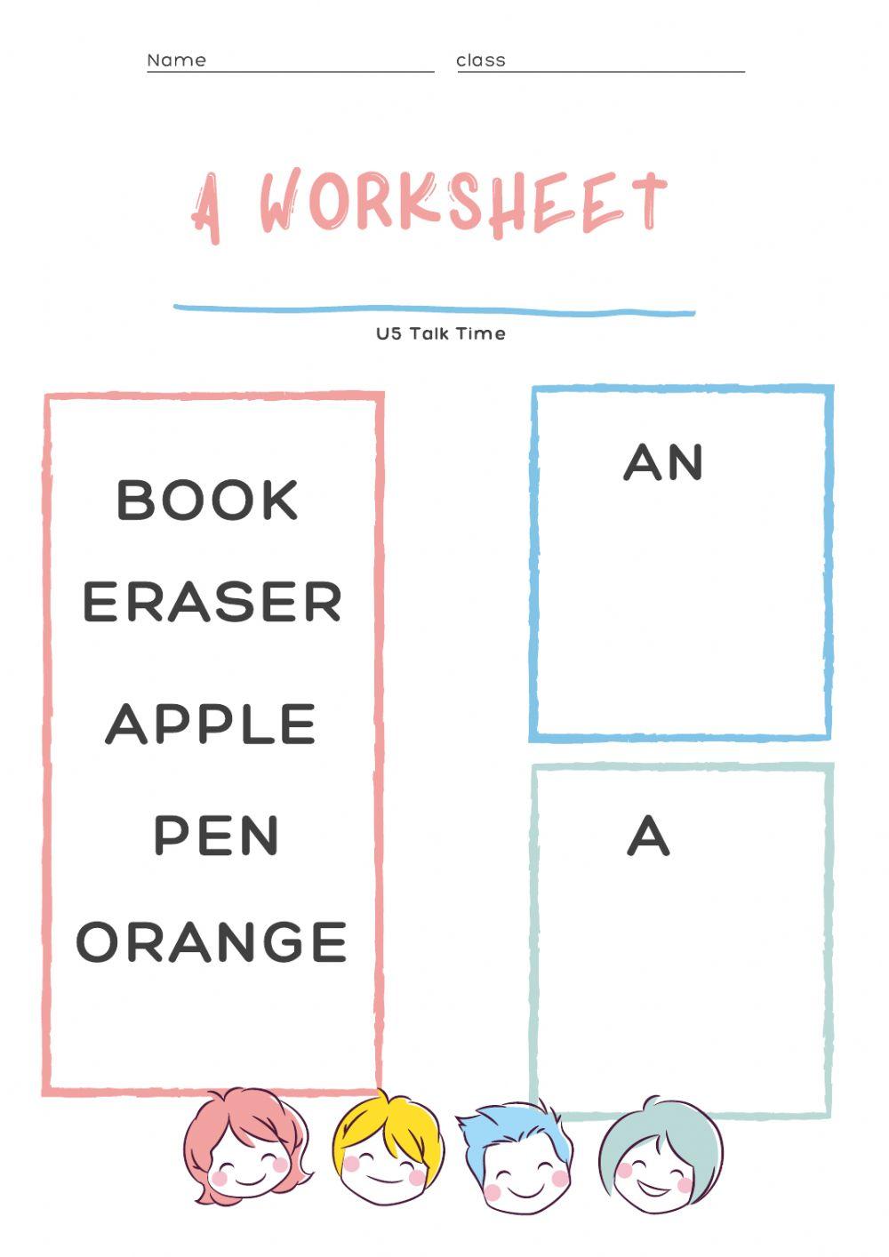 U5 Talk Time worksheet | Live Worksheets