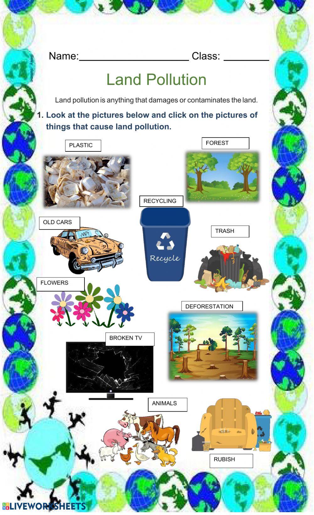 Causes Of Land Pollution