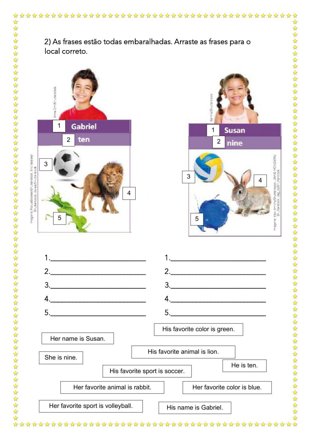 Exercises online activity | Live Worksheets