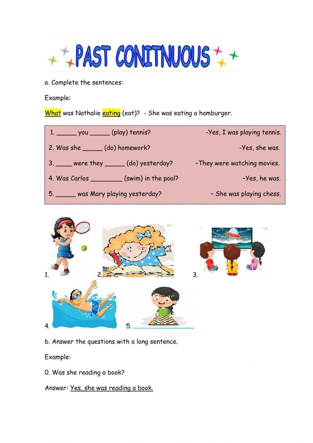LESSON 25 Past Continuous QUESTIONS Worksheet Live, 49% OFF LESSON 25 Past Continuous QUESTIONS Worksheet Live, 49% OFF