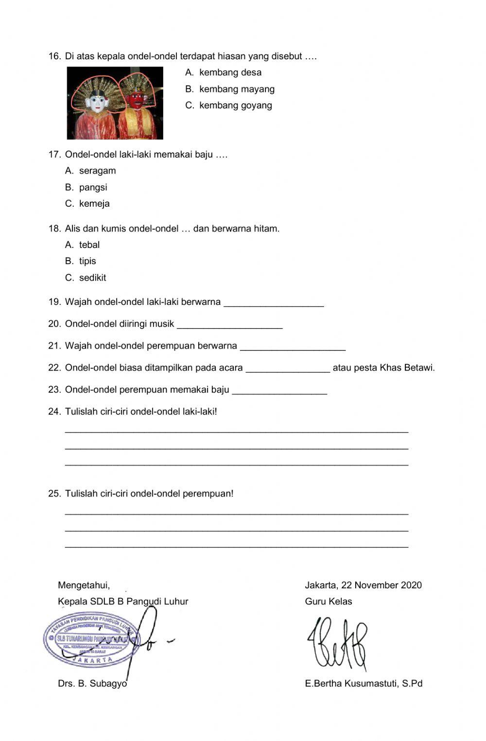 Pas plbj 2b worksheet | Live Worksheets