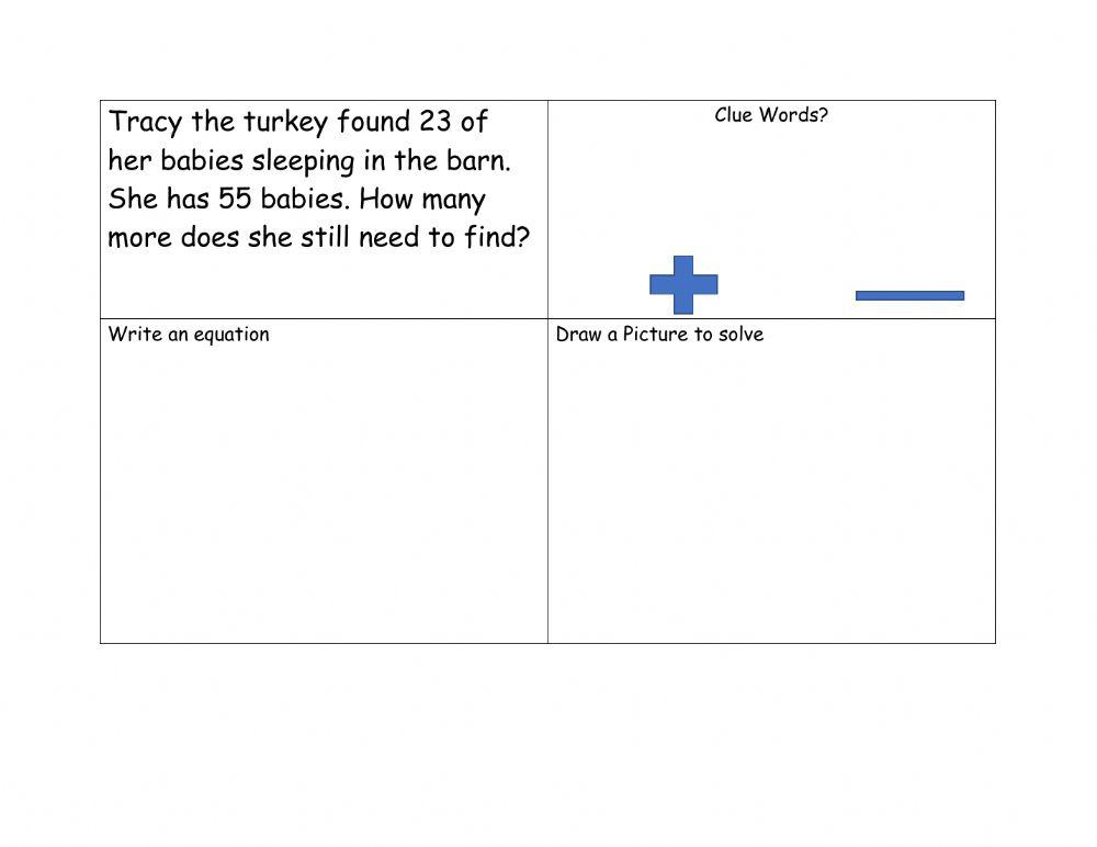 Word Problems free worksheet | Live Worksheets