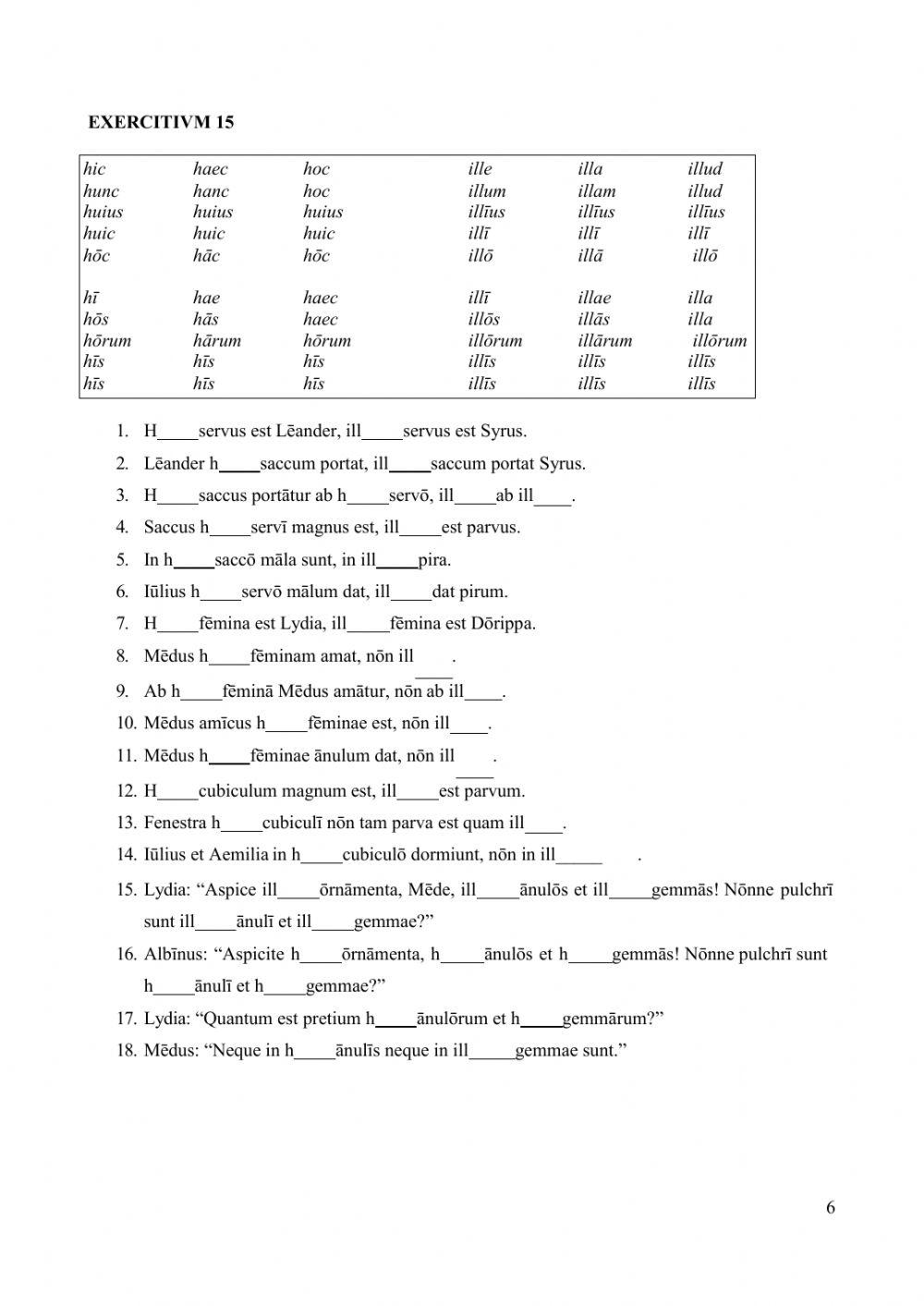 Capitulum octav… | Free Interactive Worksheets | 552182