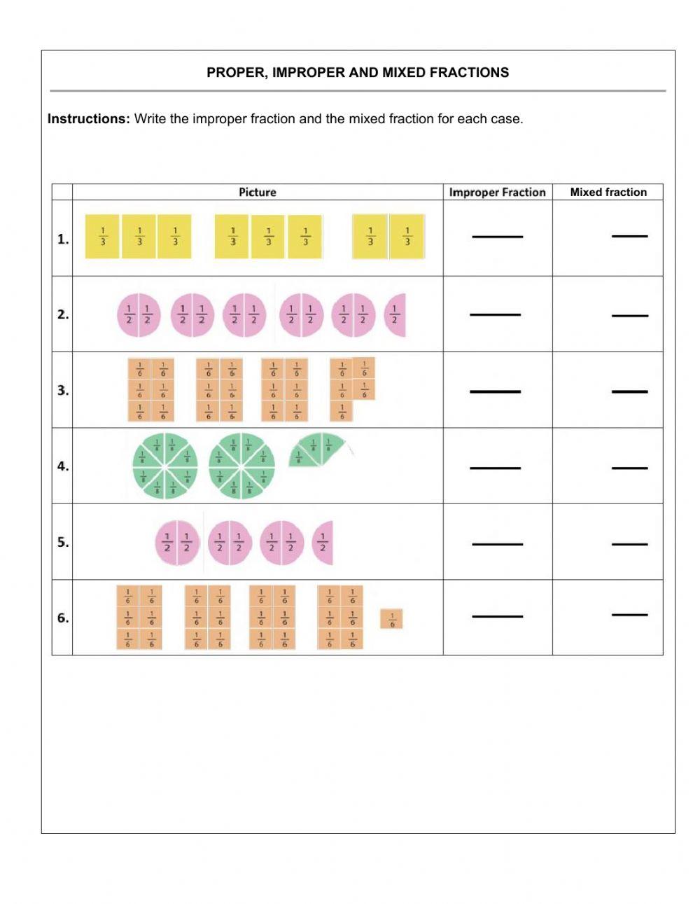 DanielB123 | LIVEWORKSHEET 2. FRACTIONS 4492206